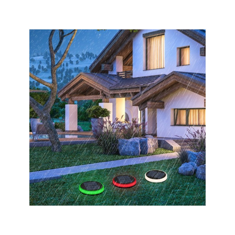 BALIZA LED SOLAR RGB C/SENSOR IP65 - Ledecor